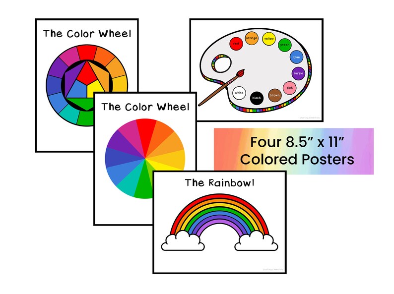 Color Theory Worksheets Coloring Pages and Activities for | Etsy