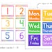 Pocket Calendar Kit for Kids Editable, Pocket Chart Cards, Classroom ...