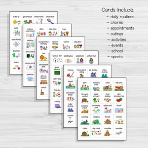 Daily Activity and Routine Cards, Daily Rhythm and Schedule Cards ...