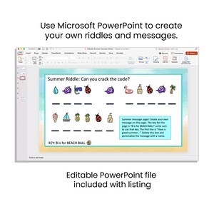 Summer Decoder Wheel - Cipher Wheel - Printable Activity - Etsy