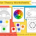 Color Theory Worksheets, Coloring Pages and Activities for Kids - Etsy