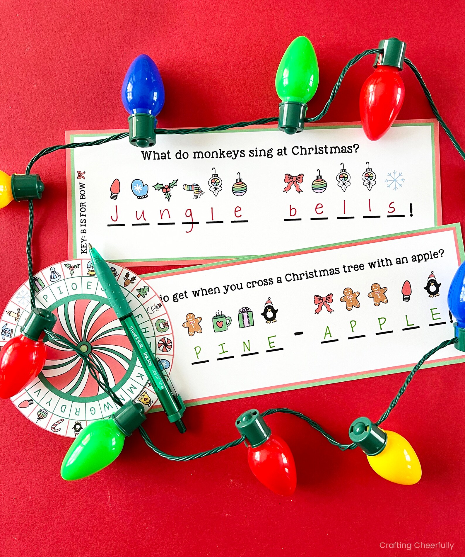 Christmas Decoder Wheel - Cipher Wheel - Christmas Activity Printable ...