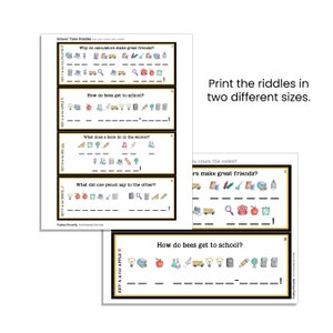 School Time Decoder Wheel - Cipher Wheel - Kid's School-themed Activity ...