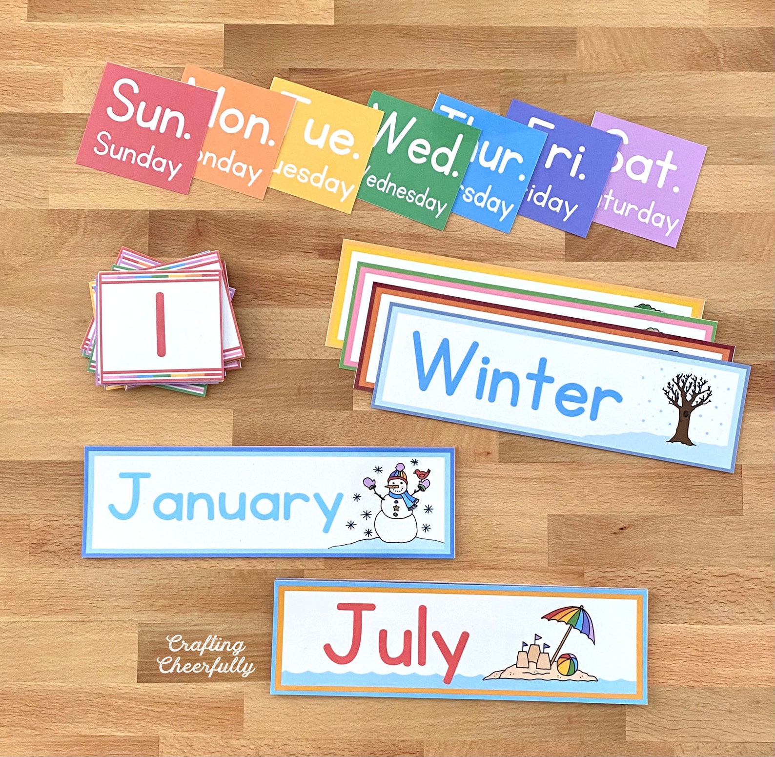 Pocket Calendar Kit for Kids - Editable, Pocket Chart Cards, Classroom ...
