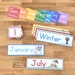 Pocket Calendar Kit for Kids Editable, Pocket Chart Cards, Classroom ...