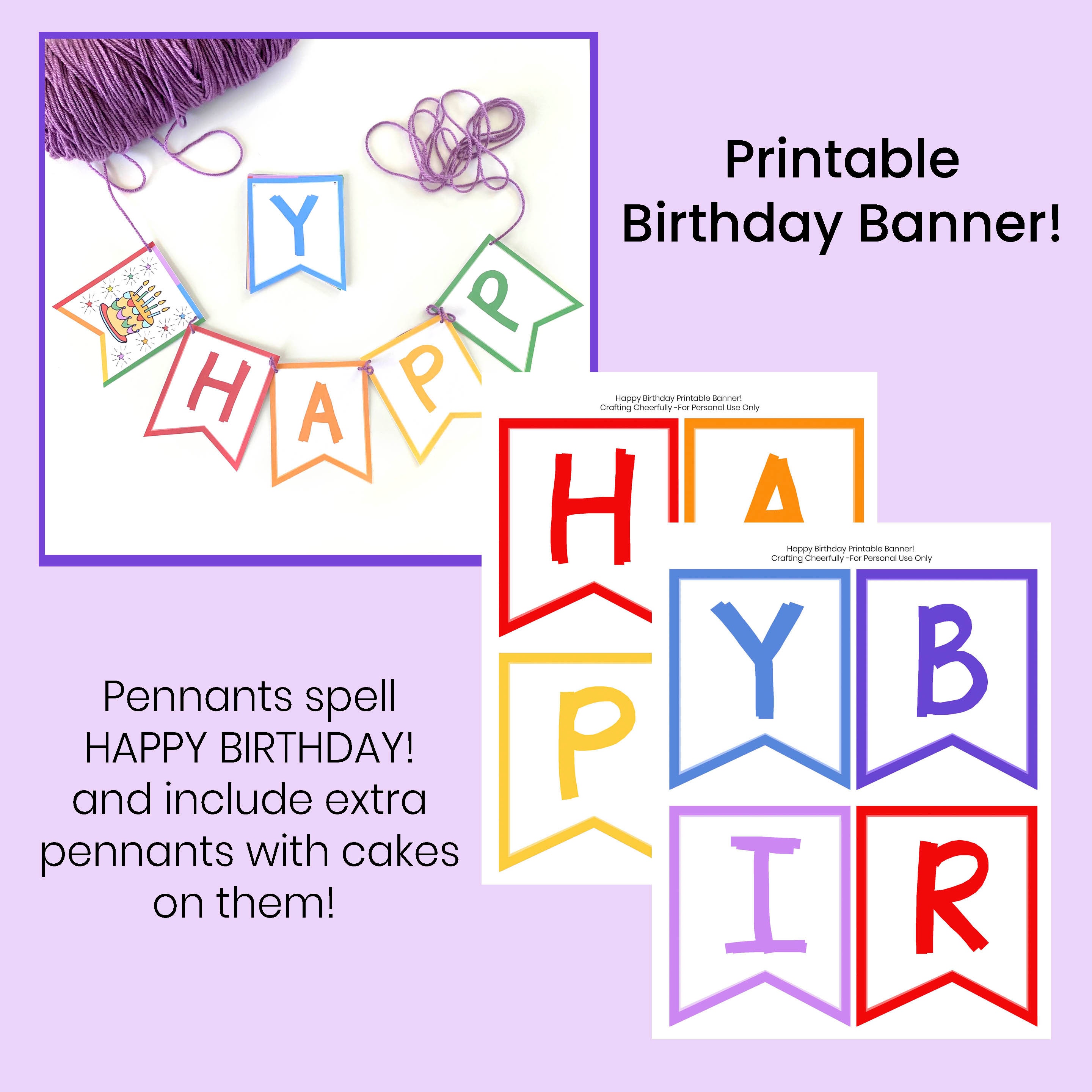Party Supplies Instant Digital Download Certificate Birthday Banner ...