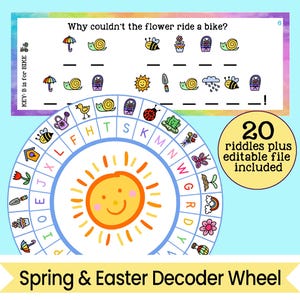 Four Seasons Decoder Wheel Bundle, Cipher Wheels, Printables - Etsy