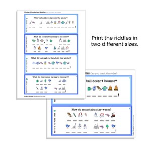 Winter Decoder Wheel - Cipher Wheel - Kid's Winter Activity Printable ...