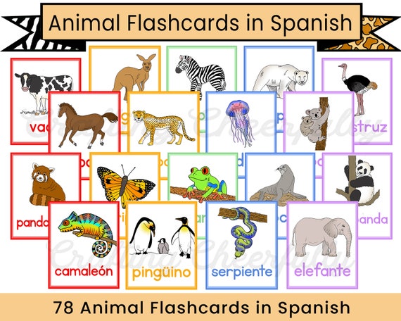 Zoo Animals Flashcards Printable PDF Montessori Learning, 57% OFF