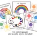 Color Theory Worksheets, Coloring Pages and Activities for Kids - Etsy
