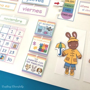 Spanish Daily Activity Routine Cards - Spanish Visual Schedule Cards ...