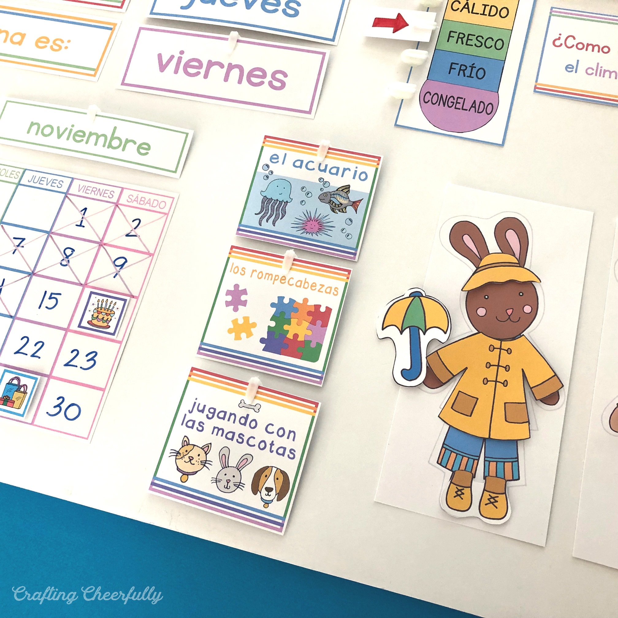 Spanish Daily Activity Routine Cards - Spanish Visual Schedule Cards ...