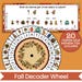 Fall Decoder Wheel - Cipher Wheel - Printable Activity - Etsy
