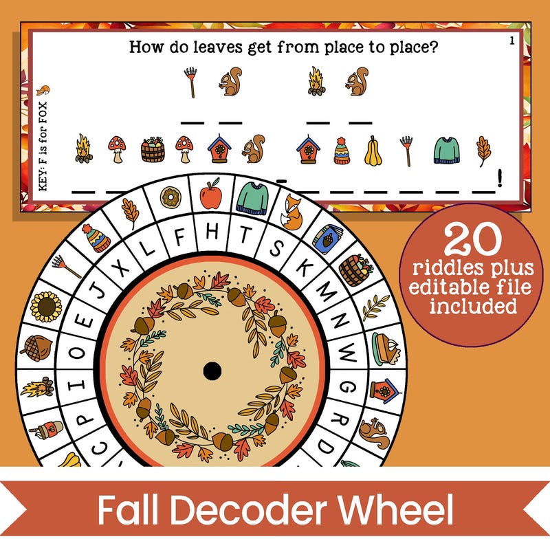 Decoder Wheel Printable - Etsy