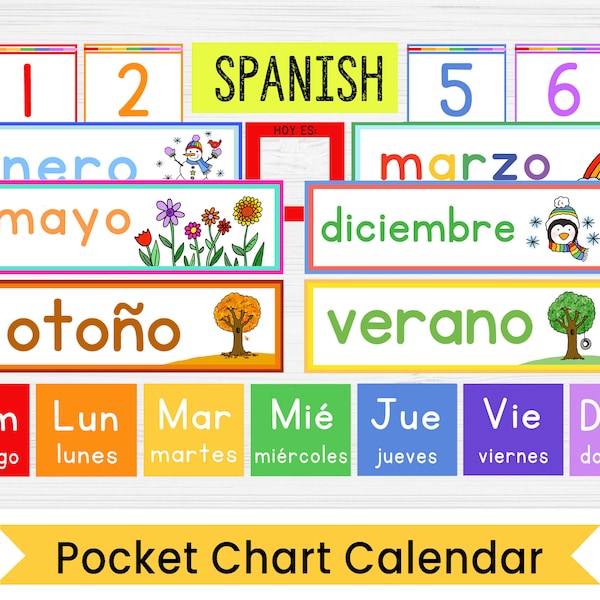 Magnetic Calendar Kids - Etsy