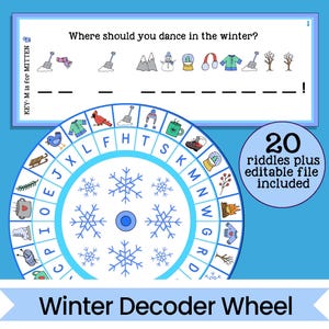 Four Seasons Decoder Wheel Bundle, Cipher Wheels, Printables - Etsy