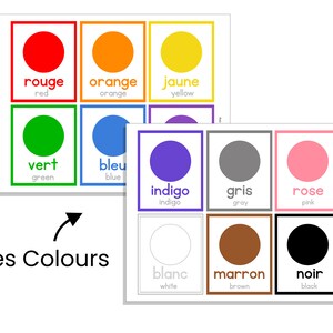 Dual Language French and English Early Learning Flash Cards - Number ...