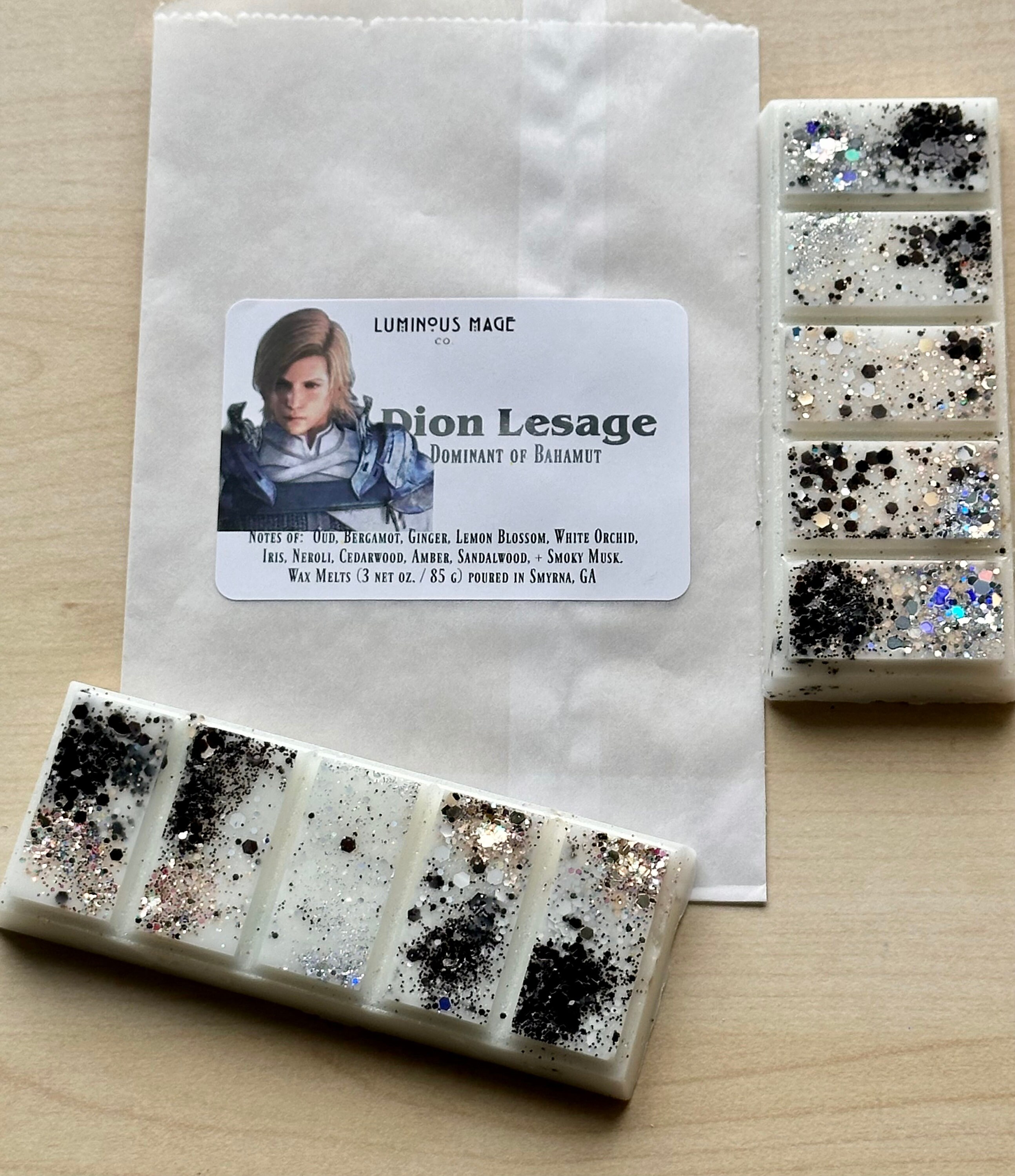 Dion Lesage FFXVI | Final Fantasy 16 Wax Melts + Body Spray | Pink ...