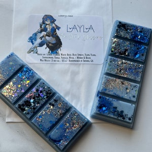 Layla Genshin Impact Cryo Element Sumeru Characters Gilded Rose Spruce ...