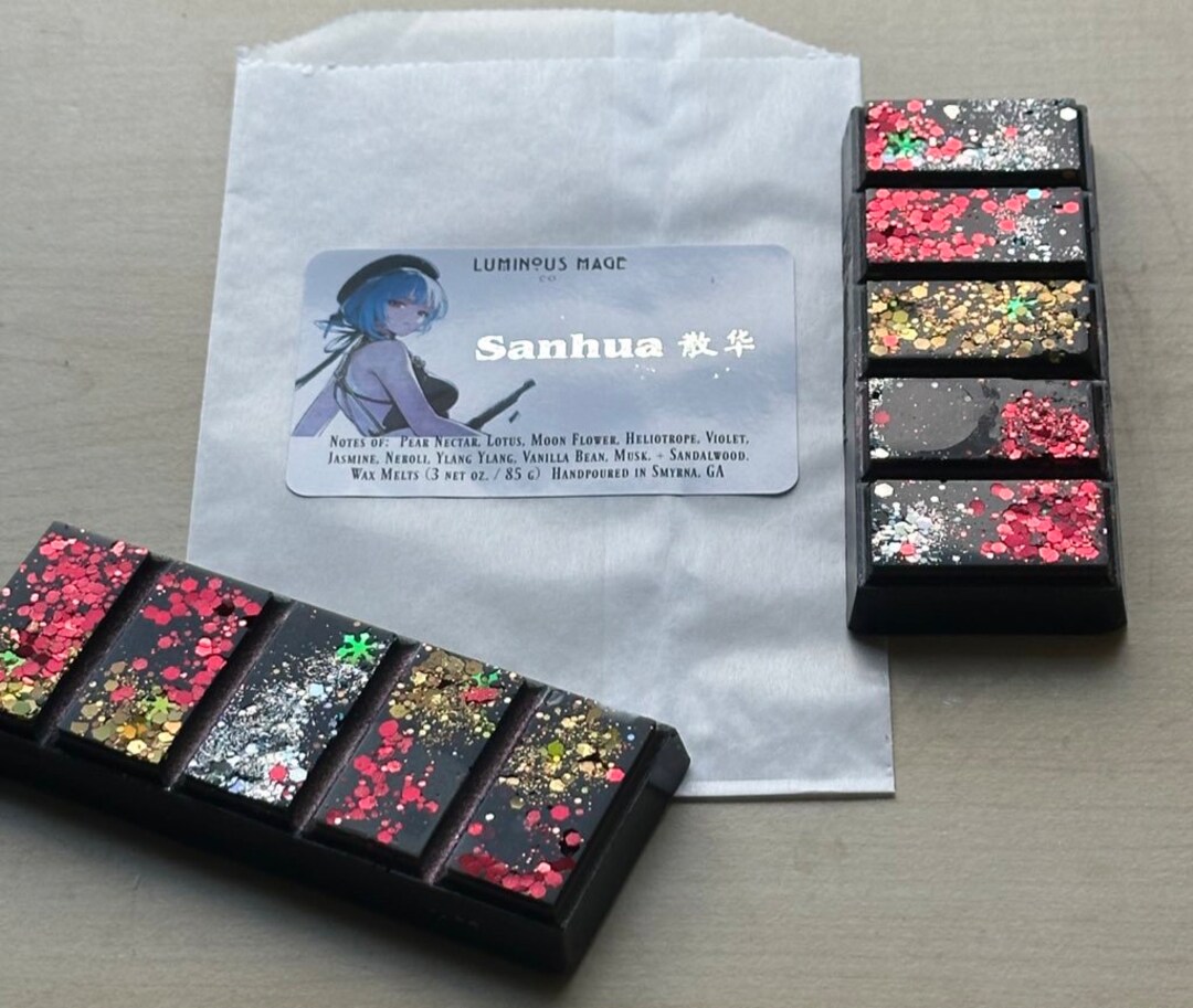 Sanhua | Wuthering Waves Fanmade Wax Melts & Body Spray | Lotus, Moon ...