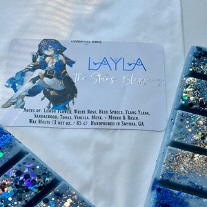 Layla Genshin Impact Cryo Element Sumeru Characters Gilded Rose Spruce ...