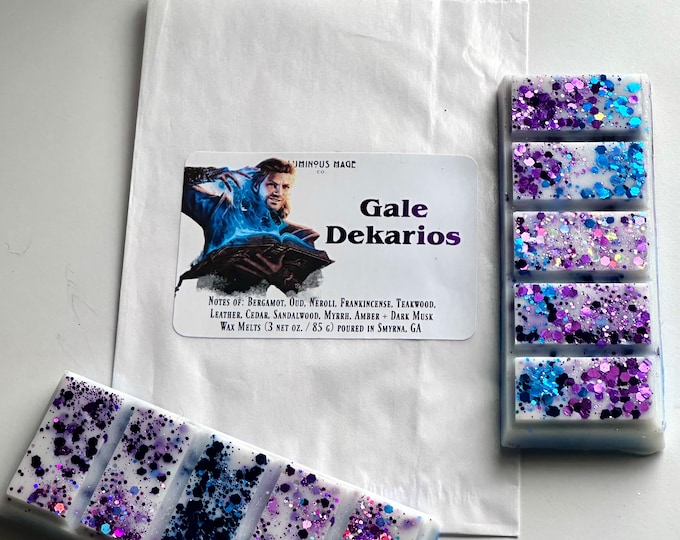 Gale Wizard of Waterdeep BG3 Inspired Wax Melts & Body Spray Library ...
