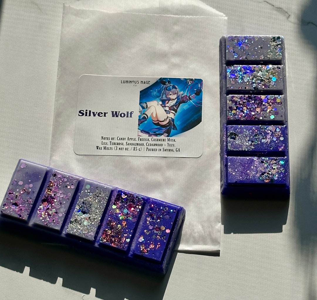 Silver Wolf Honkai Star Rail Wax Melts Rose Gold, Dewy Rose, Yuzu ...