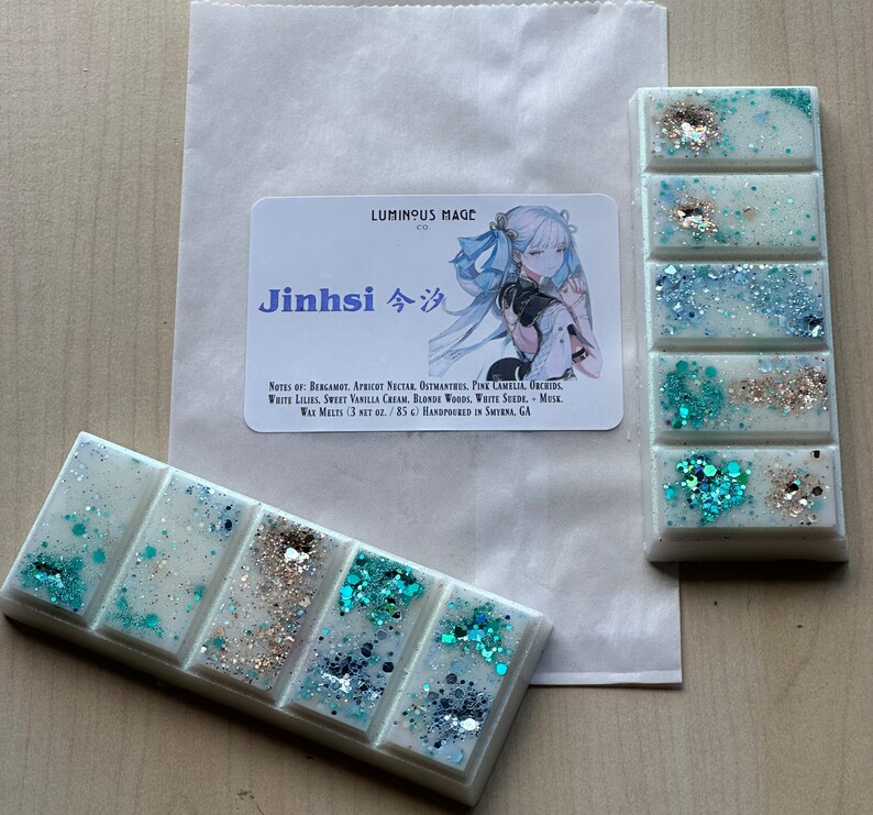 Jinhsi Wuthering Waves Fanmade Wax Melts & Body Spray Apricot Orchids ...