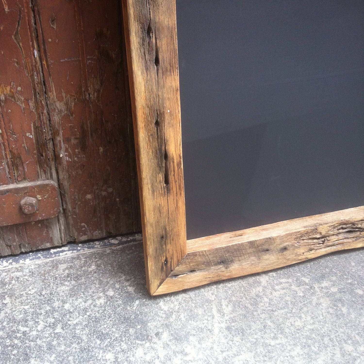 Rustic Chunky Chalkboard, Wall Hung Blackboard, Menu Sign, Recycled ...