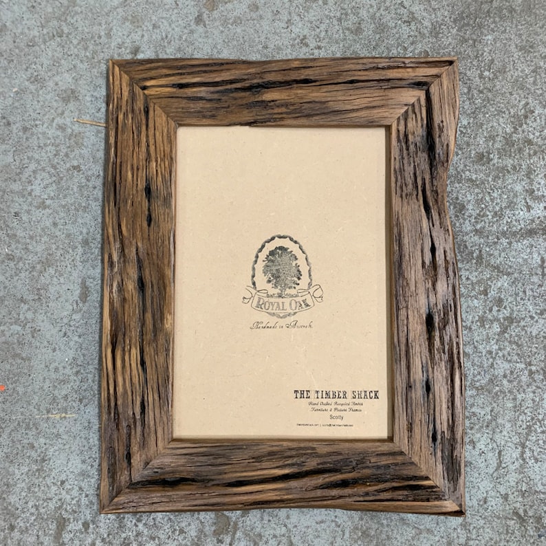 Recycled Timber Picture Frame, Rustic Photo Frame, A4, A3, 8x10, 6x4 ...