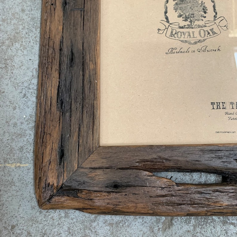 Recycled Timber Picture Frame, Rustic Photo Frame, A4, A3, 8x10, 6x4 ...