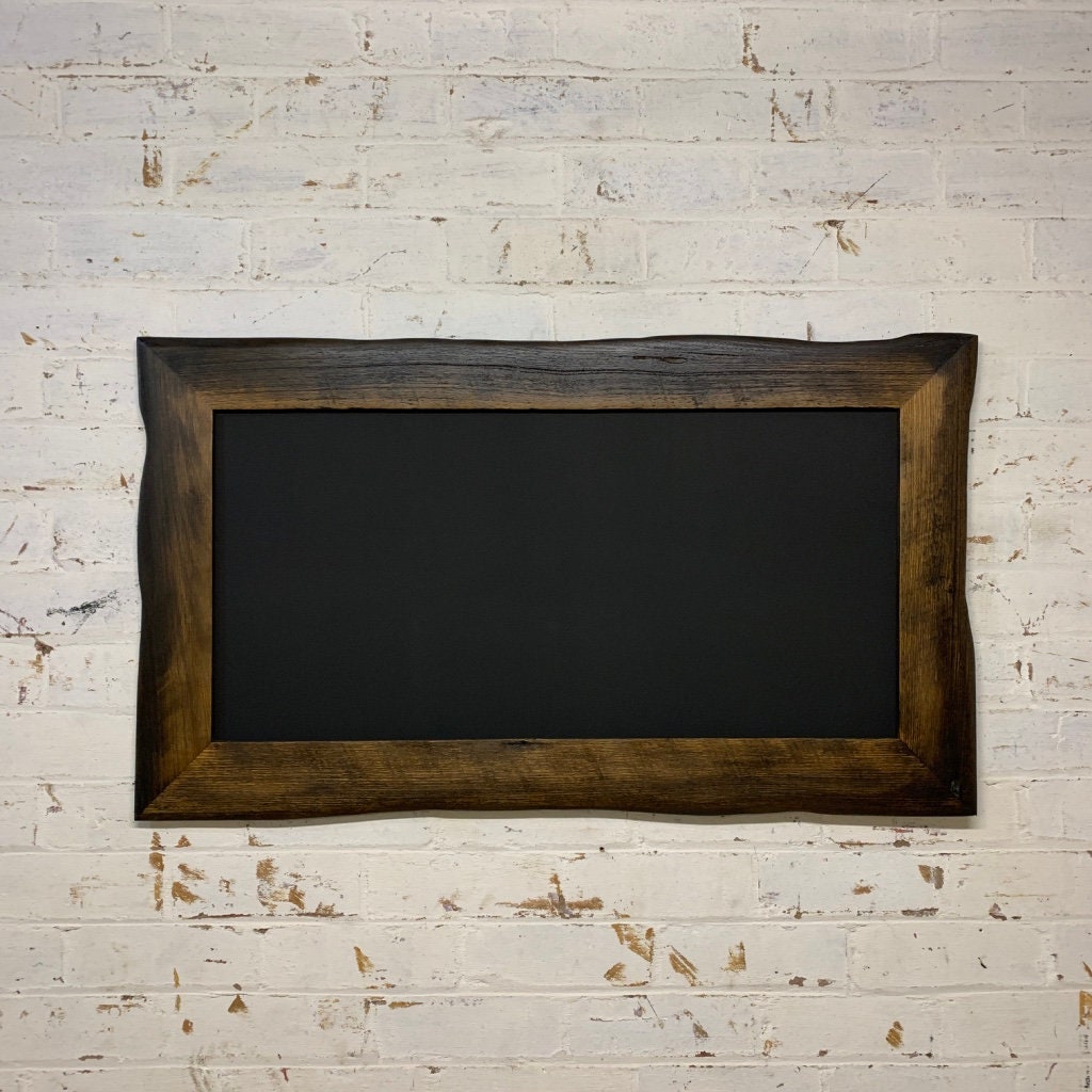 Premium Blackboard, Charred Handmade Rustic Driftwood Chalkboard ...