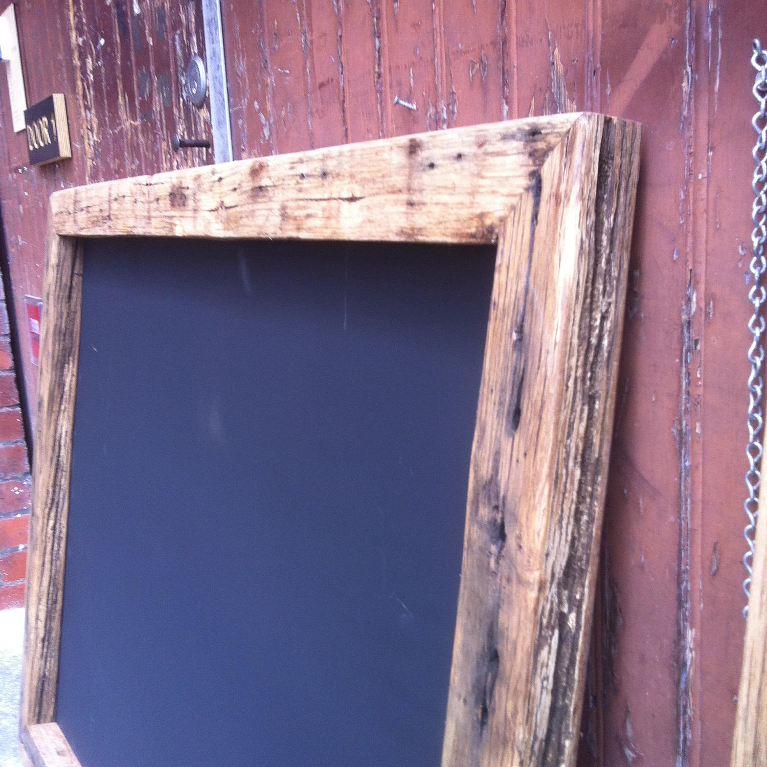 Rustic Chunky Chalkboard, Wall Hung Blackboard, Menu Sign, Recycled ...