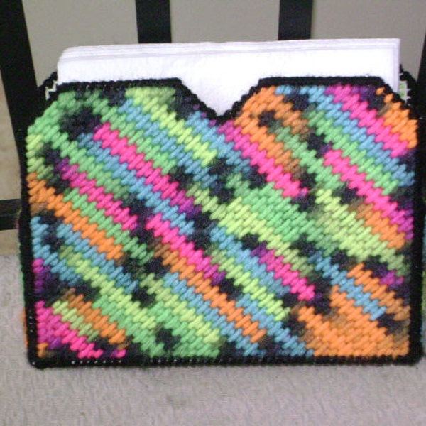 Napkin Holder Plastic Canvas Pattern - Etsy