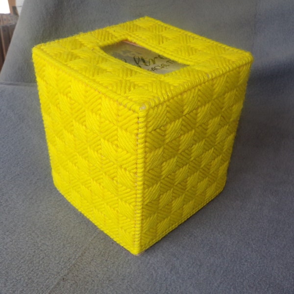 Tissue Box Cover Plastic Canvas - Etsy