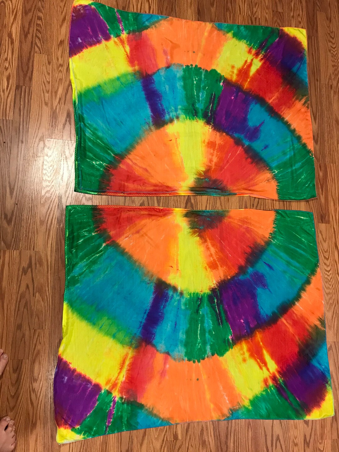 Weighted Flags Hand Dyed Silk Spin Flags Made to Order. Perfect Prop ...