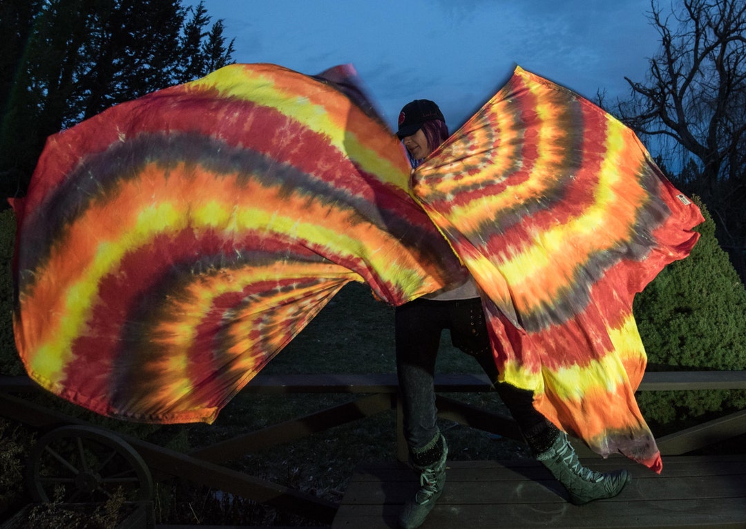 FLAG POI Silk Spin Flags Customizable Colors Made to Order. Perfect ...