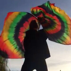 Spin Flags. Weighted Silk Flow Flags! Performance Prop for Flow Artists ...