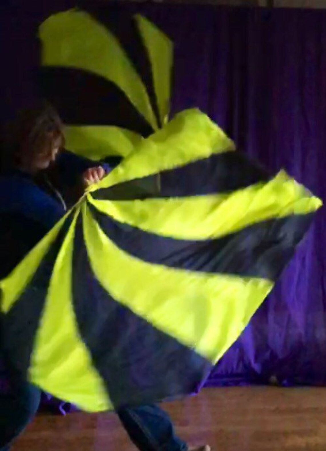 Pair of Hand Painted Spin Flags. This Pattern Creates Amazing Visual ...