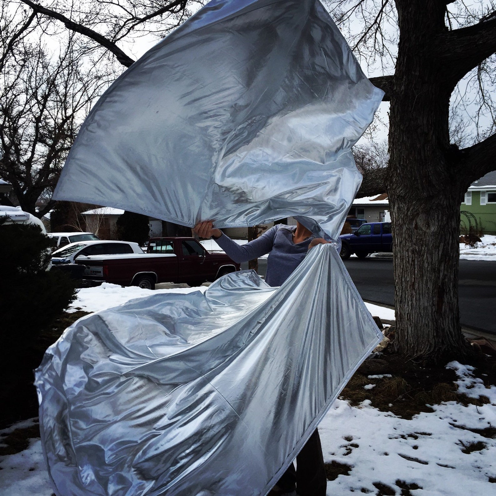 Extra Large Spin Flags. Liquid Metal Performance Prop Made to - Etsy