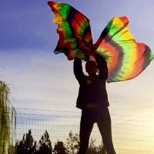 Spin Flags. Weighted Silk Flow Flags! Performance Prop for Flow Artists ...