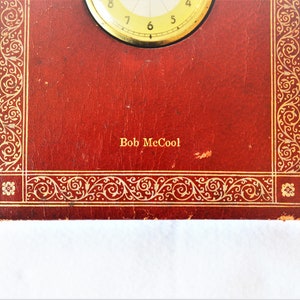 Desk Clock Calendar Made in USA Antique Park Sherman 1930's Time ...