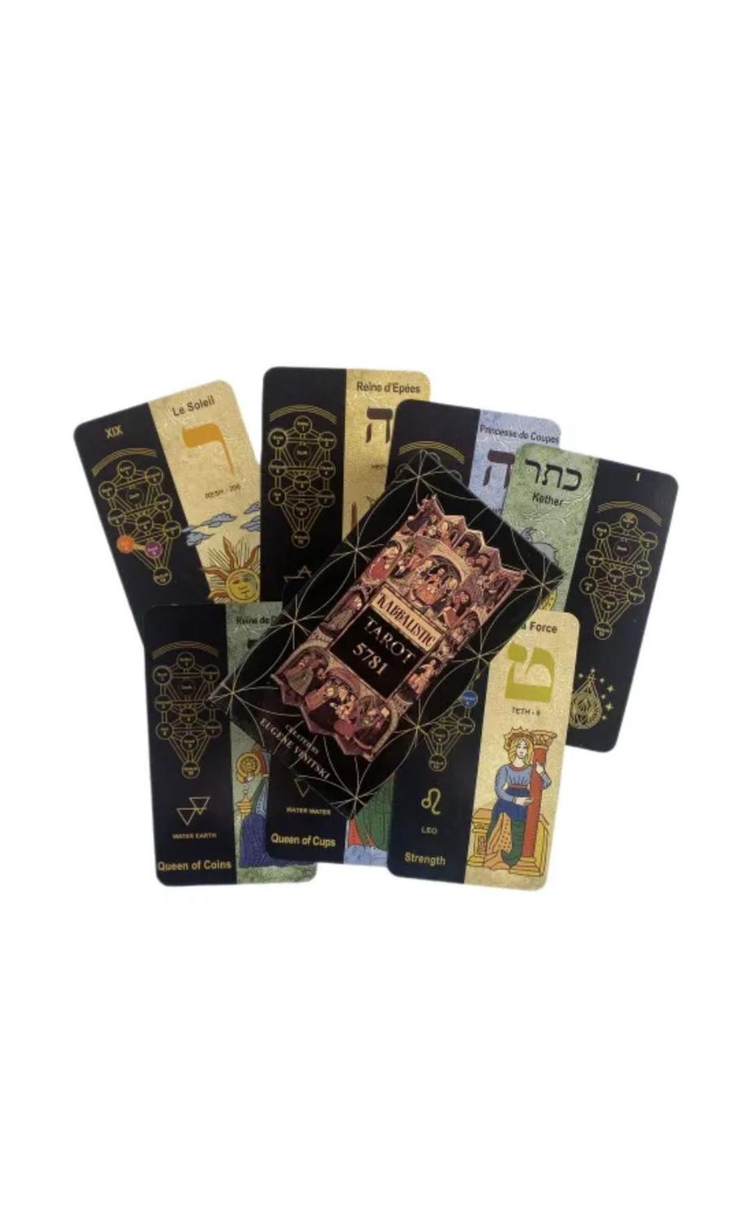 Vintage Tarot Cards Gypsy Cartomancy Deck Oracle Fortune Teller Psychic ...