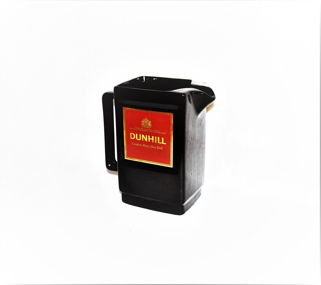 Black Red Whisky Decanter Pitcher Dunhill Liquor Scotch Whiskey Logo ...