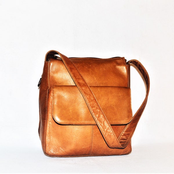 Camel Leather Bag - Etsy