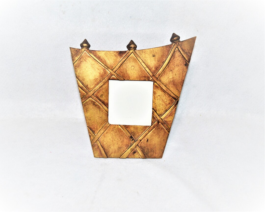 Gold Photo Frame Wood Weaved Picture 4x3 Wall Art Portrait Asymmetrical ...