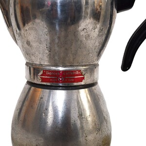 Vintage Italian Stovetop Espresso Maker La Signora Caffettiera Moka 2-4 ...