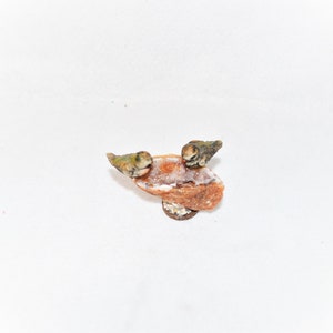 Bird Bath Figurine Sculpture Fountain Feeder Perch Watcher Collector ...