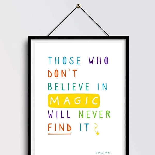 Roald Dahl Quote - Etsy