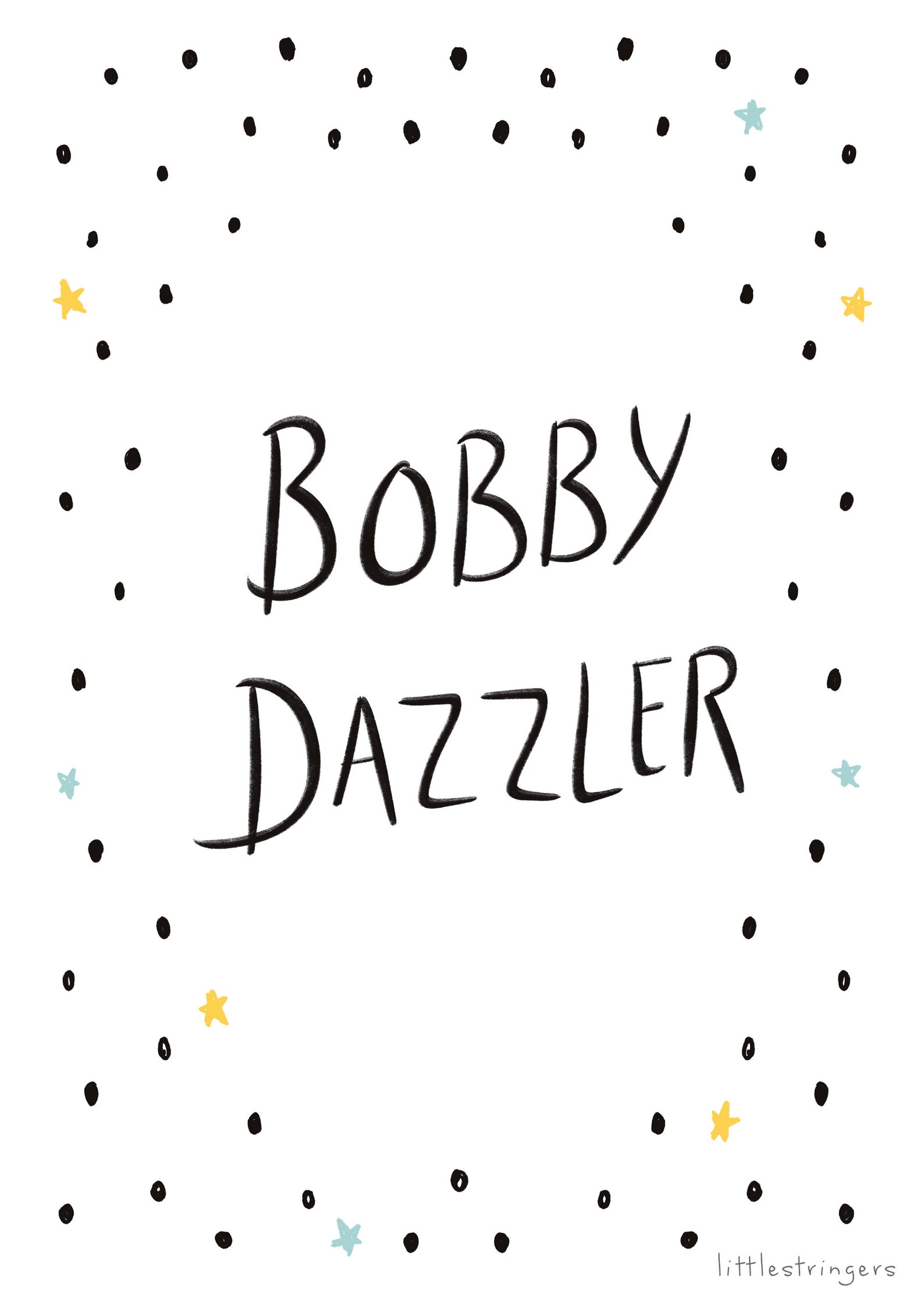 Northern Quotes Sayings Dialect Bobby Dazzler Wall Art Poster Hand ...